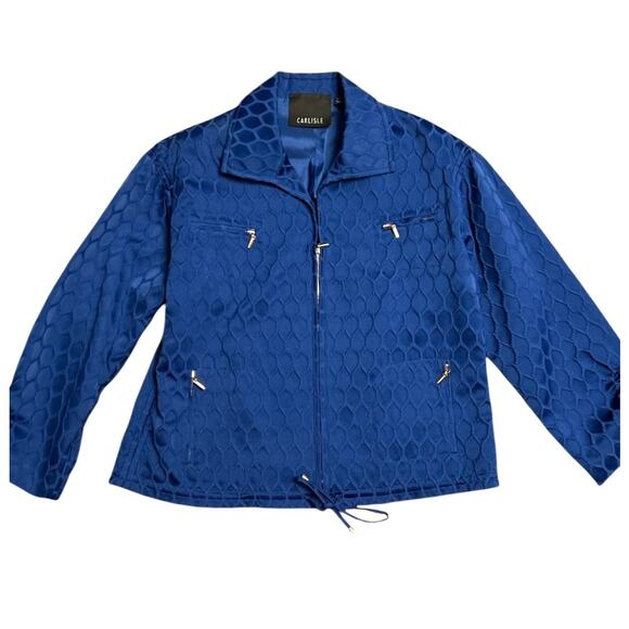 Carlisle | Jackets & Coats | Euc Carlisle Short Zip Jacket Honeycomb ...